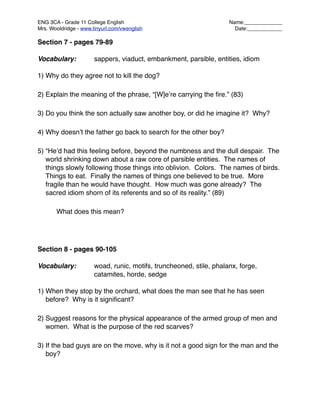 The Road, by Cormac McCarthy | PDF