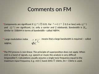 ANGLE MODULATION -Waveform &Its Characteristics | PPTX