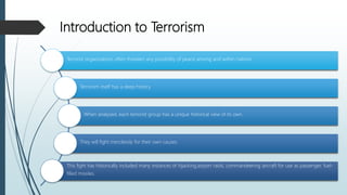Unit 2 part 1 | PPTX | Terrorism | Sensitive Topics