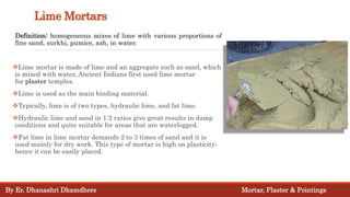 Plastering and pointing | PPTX
