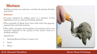 Plastering and pointing | PPTX