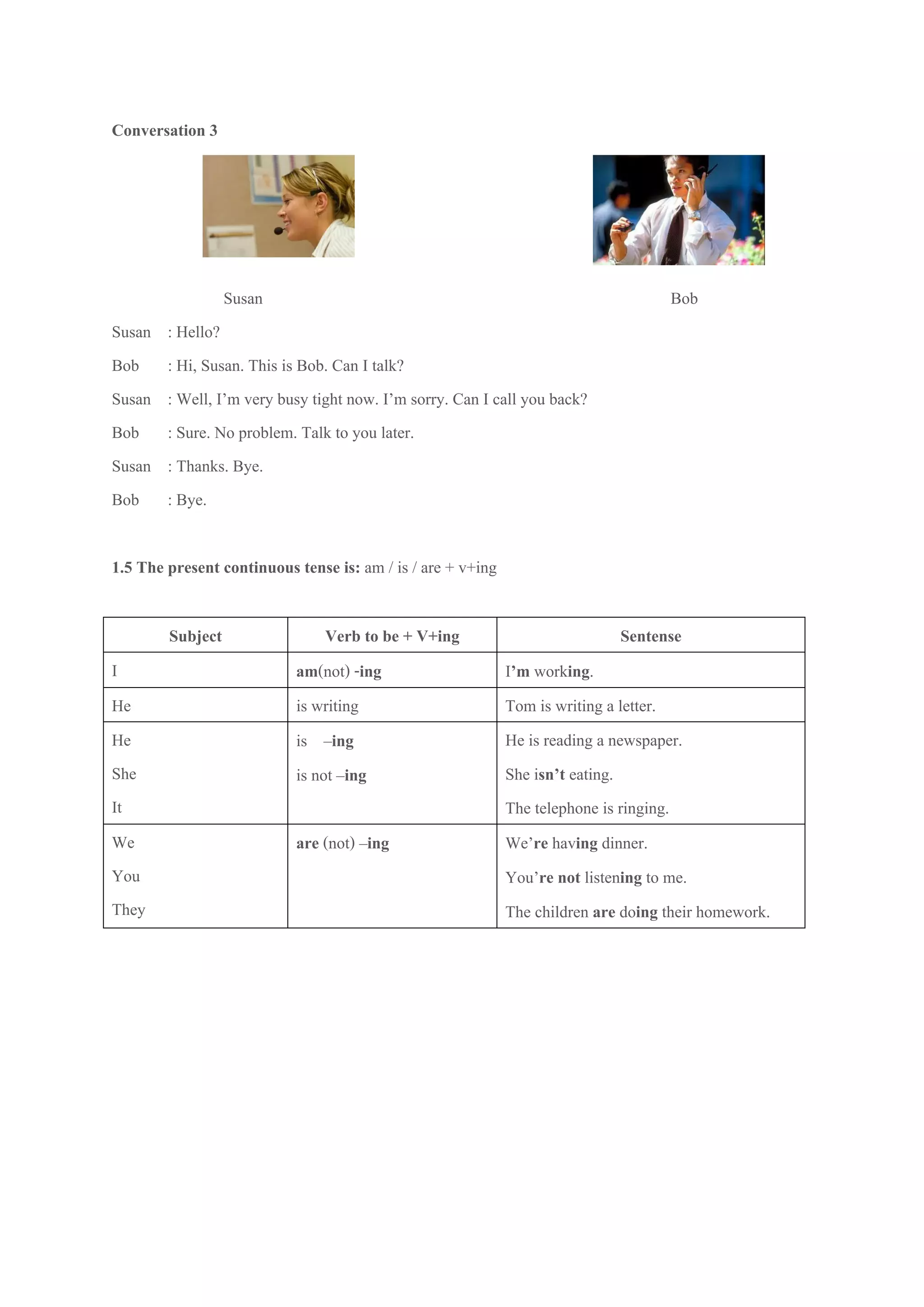 Unit 2 part 1 making a phone call | PDF | Talk Show | Genres