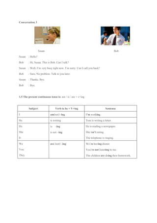 Unit 2 part 1 making a phone call | PDF