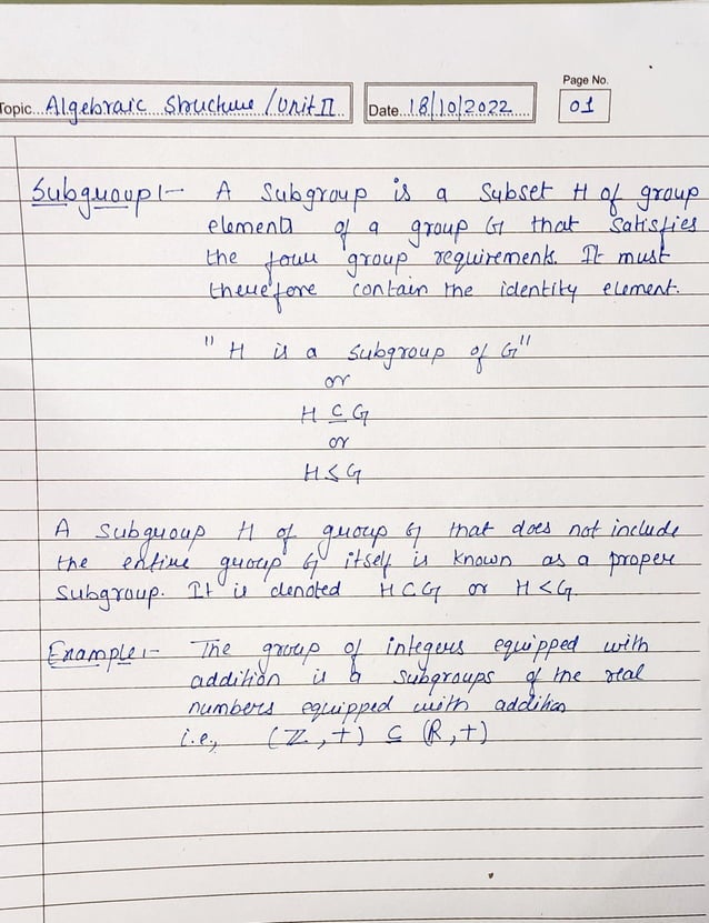 Algebraic Structure Part 2 DSTL | PDF