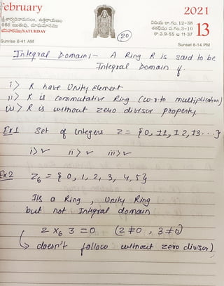Algebraic Structure Part 2 DSTL | PDF