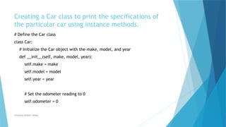 Comprehensive Guide to Python Methods: Instance, Class, and Static | PPTX