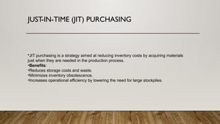 purchasing in supply chain management with its dimensions | PPT