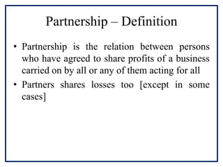 Unit 2 partnership_act_1932 | PPT