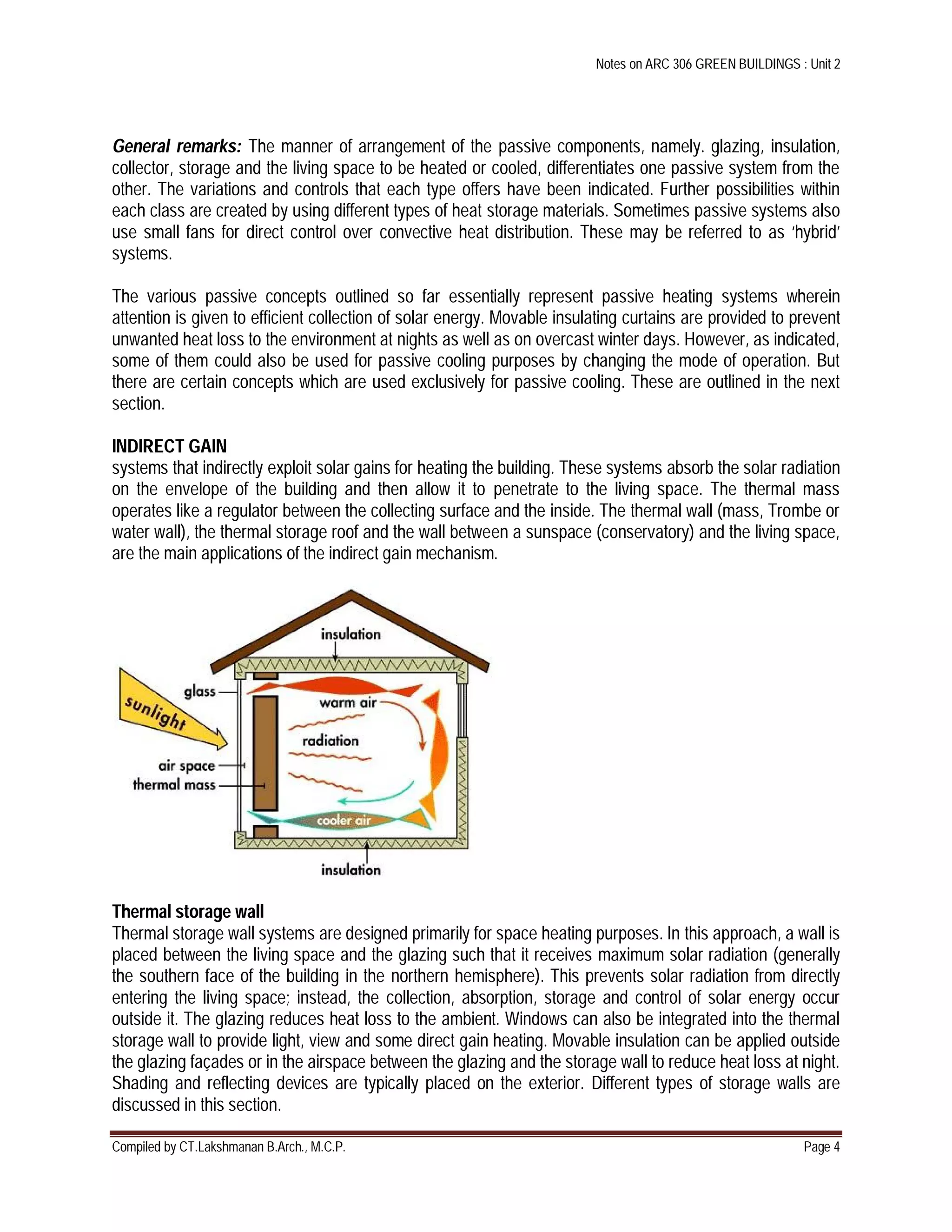 Green Buildings-passive heating techniques | PDF