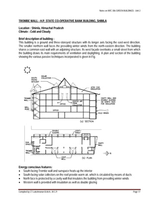 Green Buildings-passive heating techniques | PDF