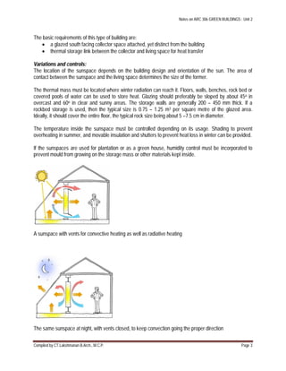 Green Buildings-passive heating techniques | PDF