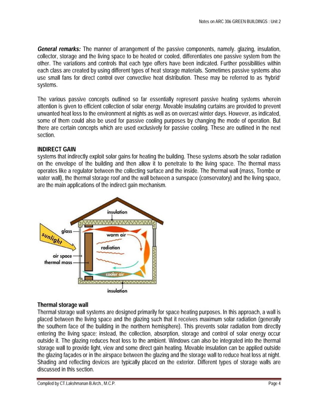 Green Buildings-passive heating techniques | PDF | Home Improvement ...
