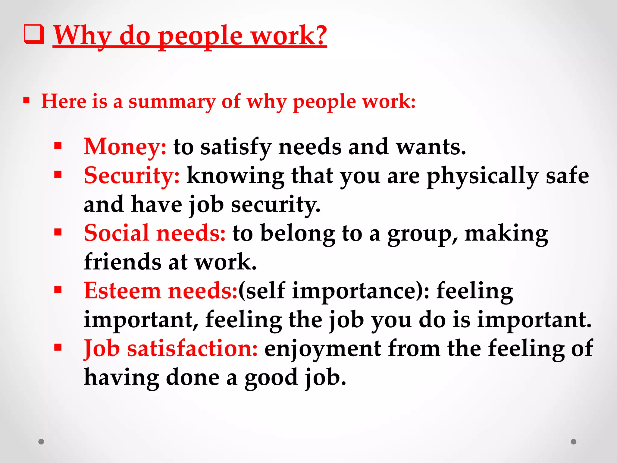 IGCSE BUsiness Studies Unit 2 people in business lecture ppt | PPTX