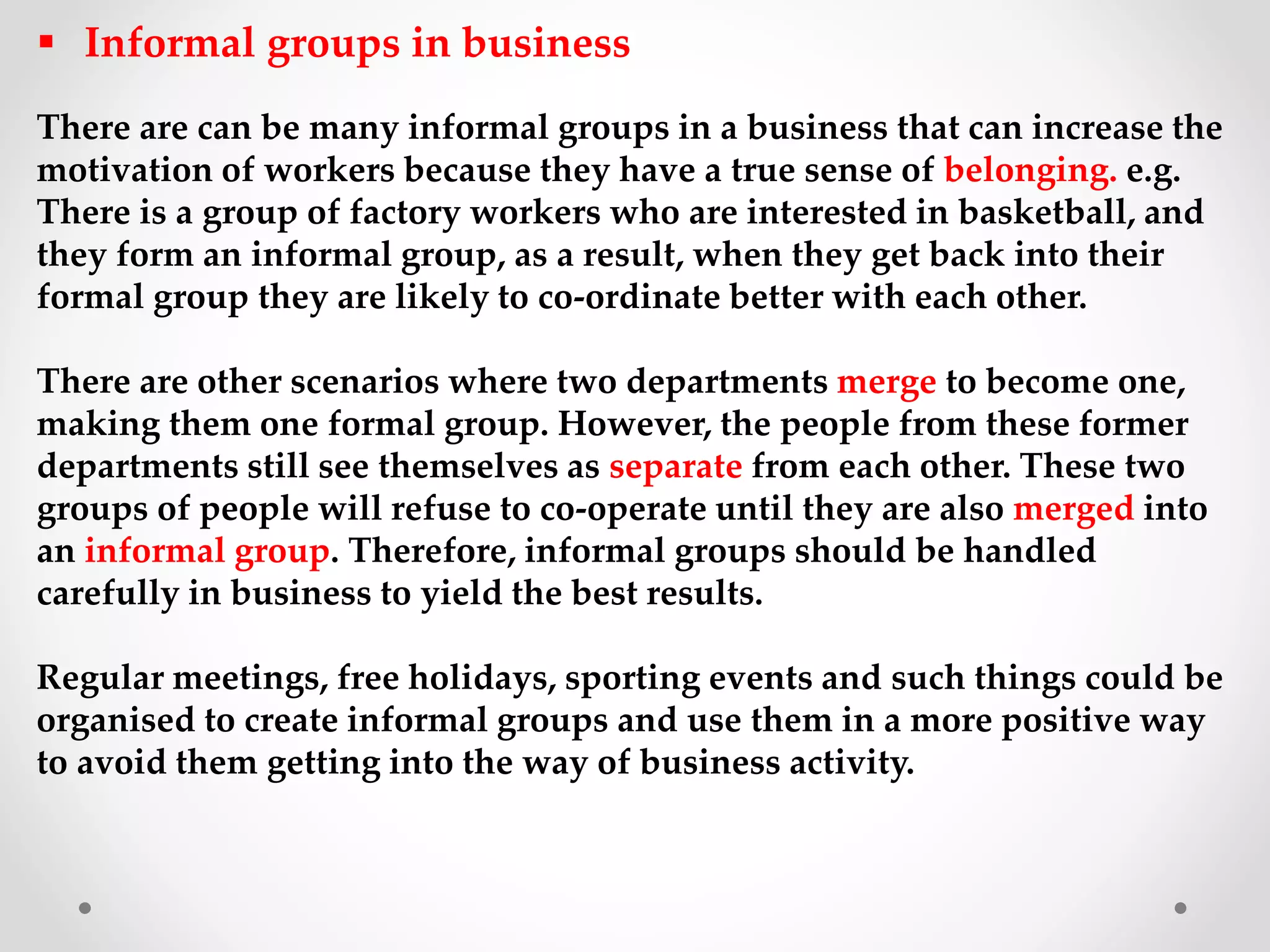 IGCSE BUsiness Studies Unit 2 people in business lecture ppt | PPTX