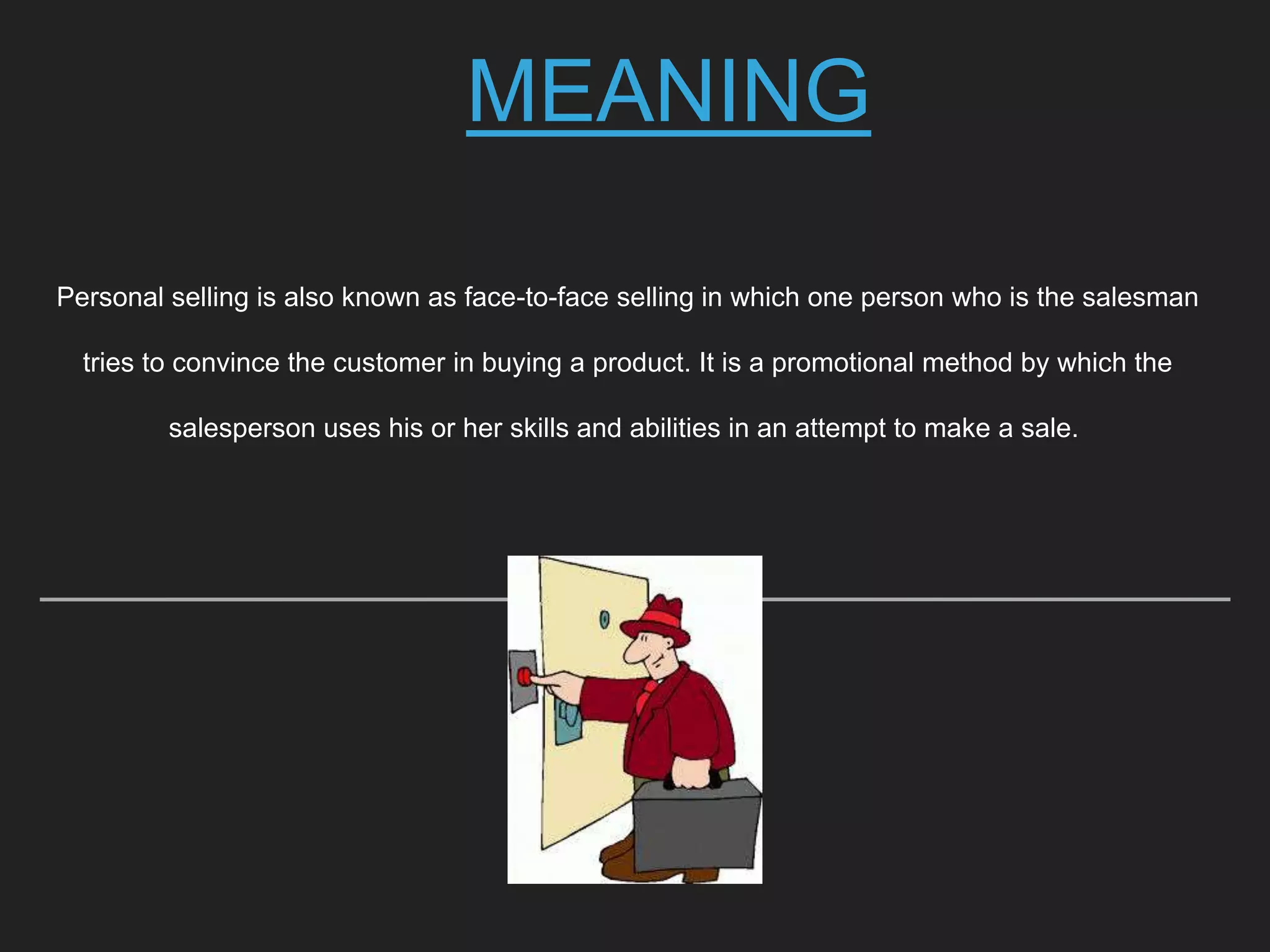 Unit 2 personal selling ppt | PPTX