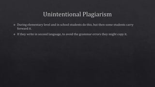 Unit 2 Plagiarism and Academic Integrity | PPTX