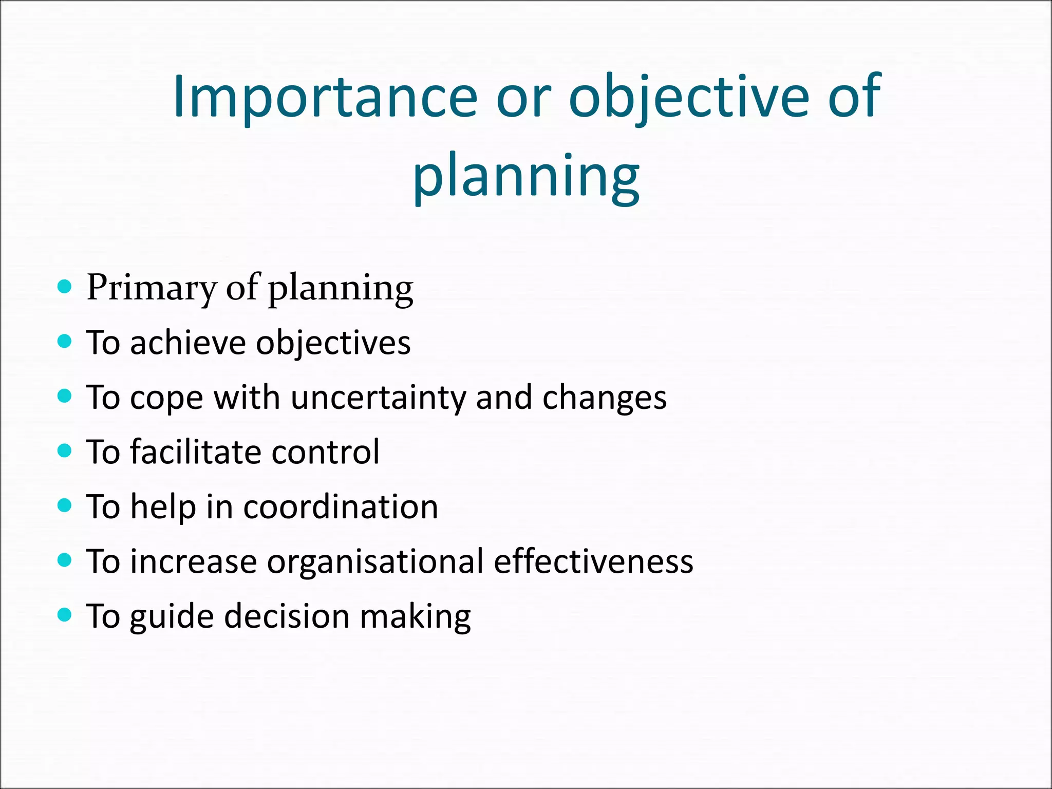 Planning | PPT