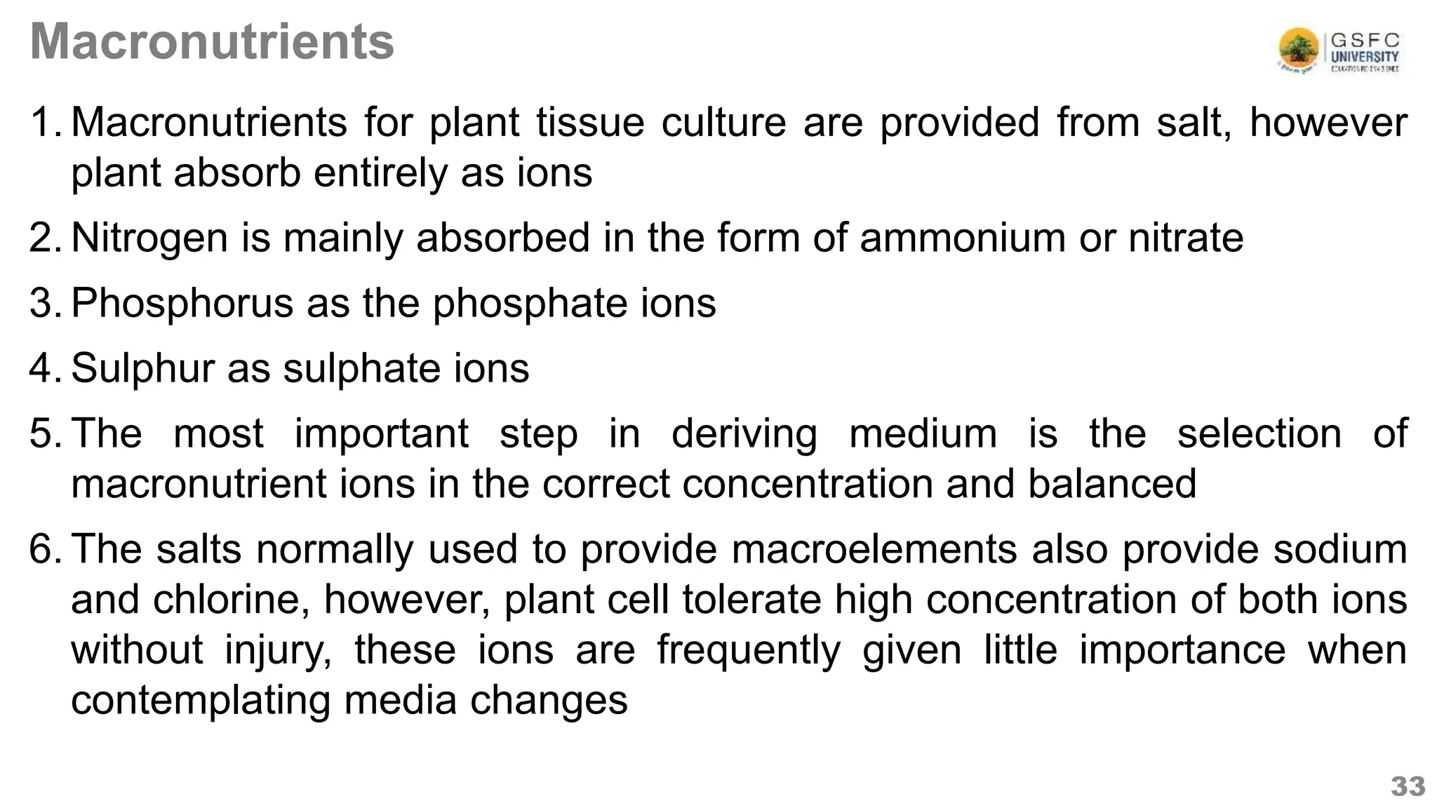 Unit 2 plant tissue culture lab introduction | PPTX