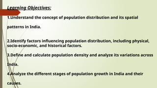 unit 2 population of India people of india | PPTX