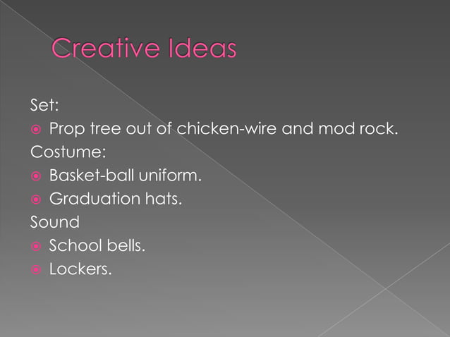 Unit 2 powerpoint (High School Musical) | PPT