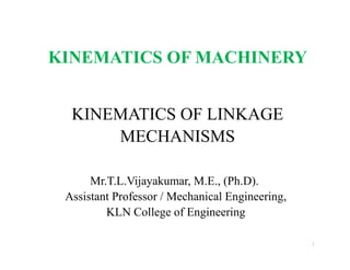 Unit 2 PPT.pptx kinematics aand machiner | PPTX