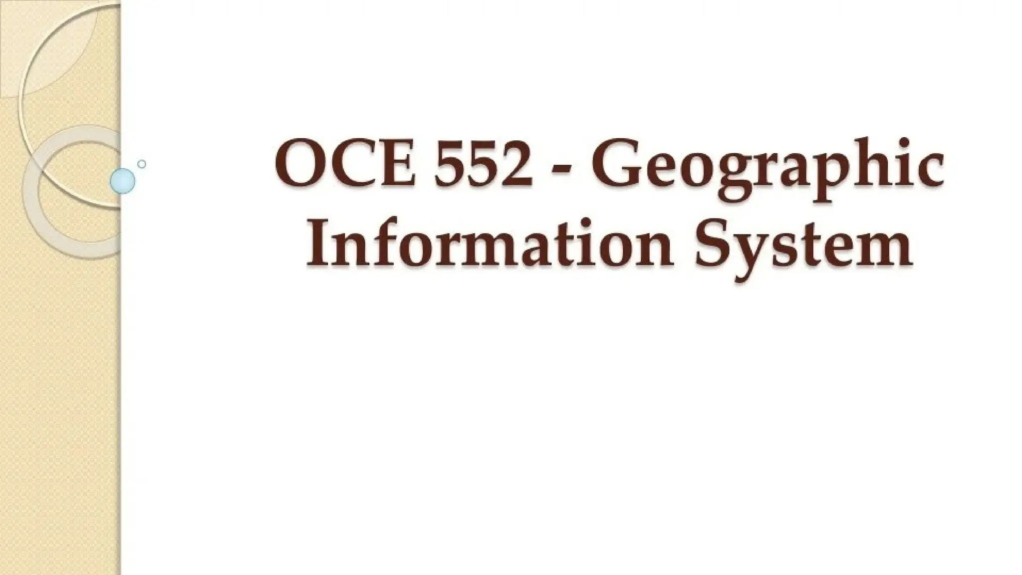 fundamentals of gis concepts and its methods | PPTX