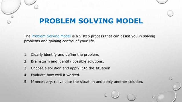 Unit2 problem solving | PPTX | Education