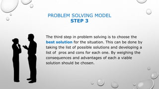Unit2 problem solving | PPTX | Education