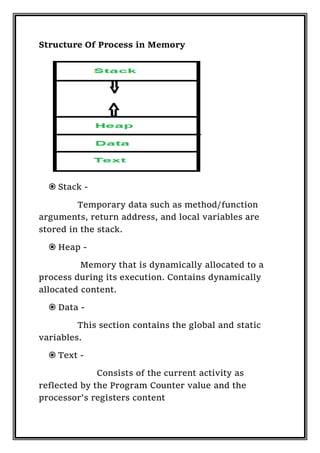 Process And Scheduling Algorithms in os | PDF