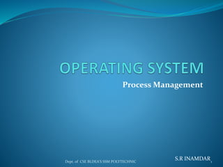 Unit 2 process Management | PPTX