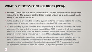 Process management- This ppt contains all required information ...