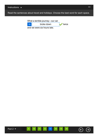 B1 Unit 2 Progress Test | PDF