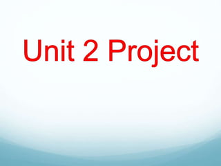 Unit 2 project | PPTX | Comics and Graphic Novels | Books and Literature