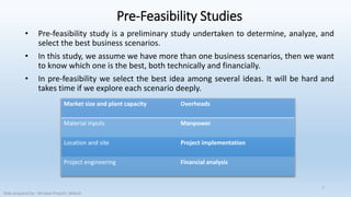 UNIT 2 PROJECT FEASIBILITY STUDIES | PPTX