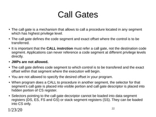 PAI Unit 2 Protection in 80386 segmentation | PDF