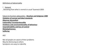 Unit 2 psychology revision powerpoint | ODP