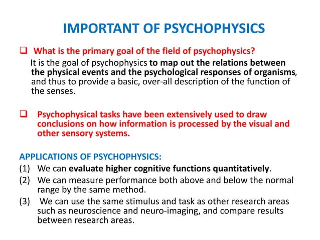 Unit 2 Psychophysics.pptx