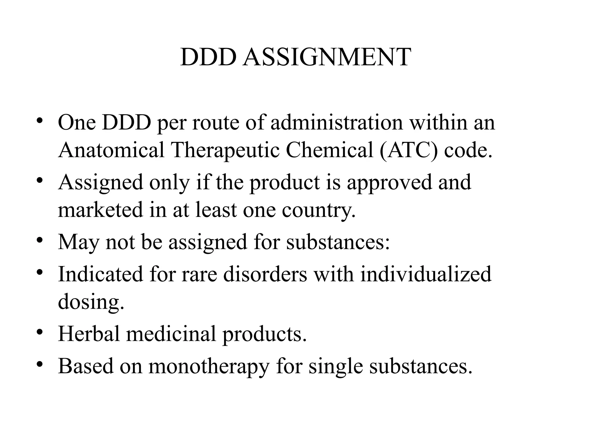 Fundamentals of ATC Coding DDD and INN Classification | PPTX
