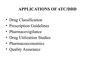 Fundamentals of ATC Coding DDD and INN Classification | PPTX