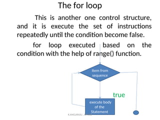 UNIT 2 PY.ppt - CONTROL STATEMENT IN PYTHON | PPT