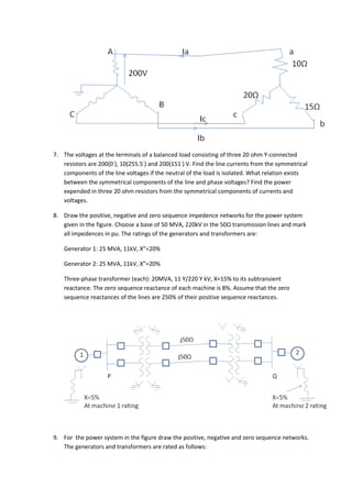 Unit 2 Questions_Nagrath kothari | DOC