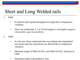 UNIT 2 Railway Engg.ppt | Rail Travel | Travel Type