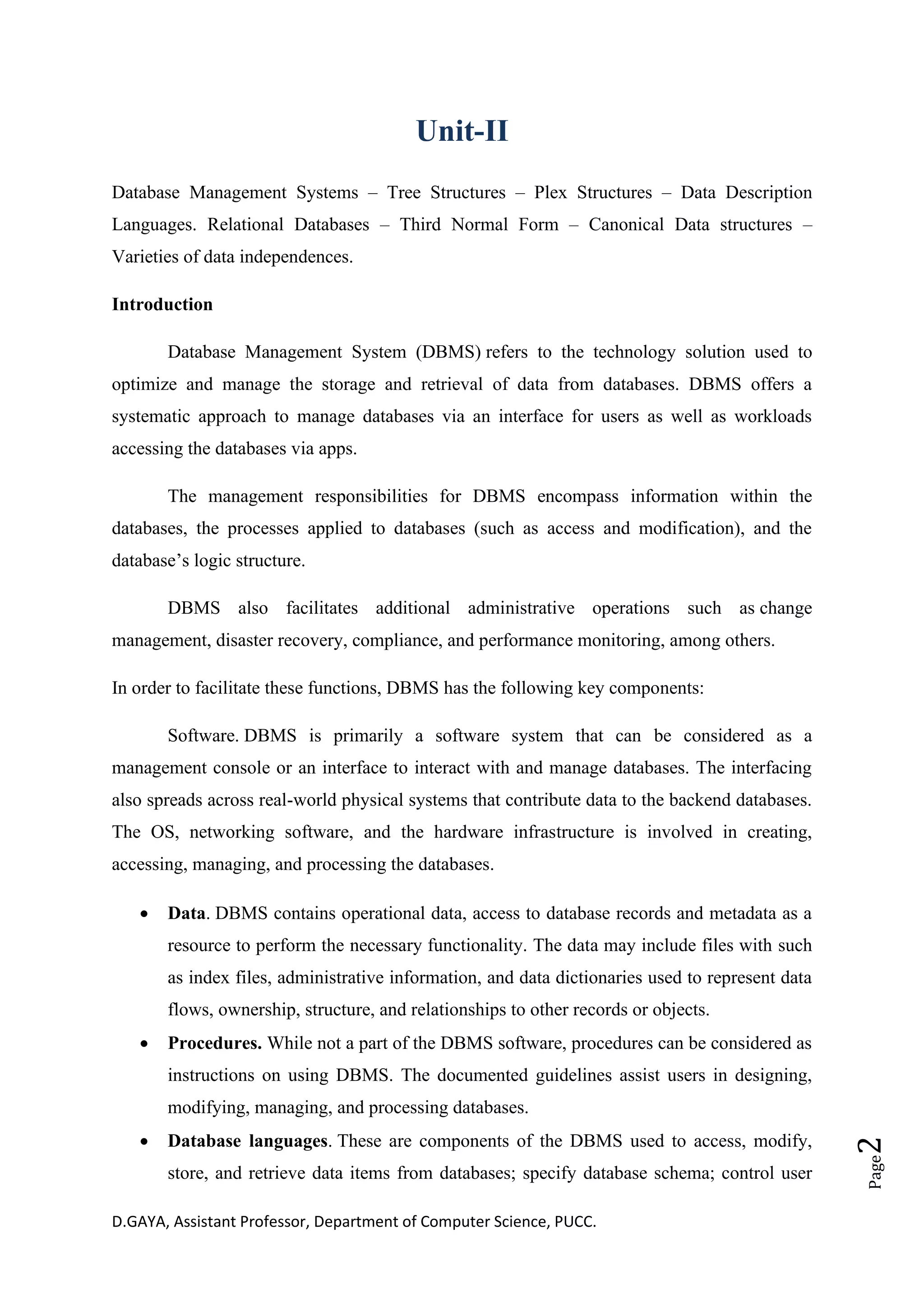 Unit 2 rdbms study_material | PDF