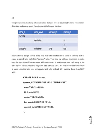 Unit 2 rdbms study_material | PDF