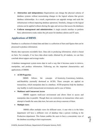 Unit 2 rdbms study_material | PDF