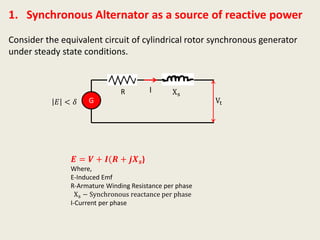 Unit 2 Reactive Power Management | PPTX