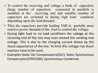 Unit 2 Reactive Power Management | PPTX