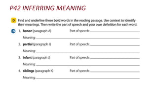 UNIT2 reading2.pptx | Education