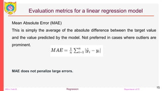 Unit2_Regression, ADVANCED ANALYTICAL THEORY AND METHODS USING PYTHON ...