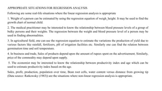 REGRESSION ANALYSIS THEORY EXPLAINED HERE | PPTX
